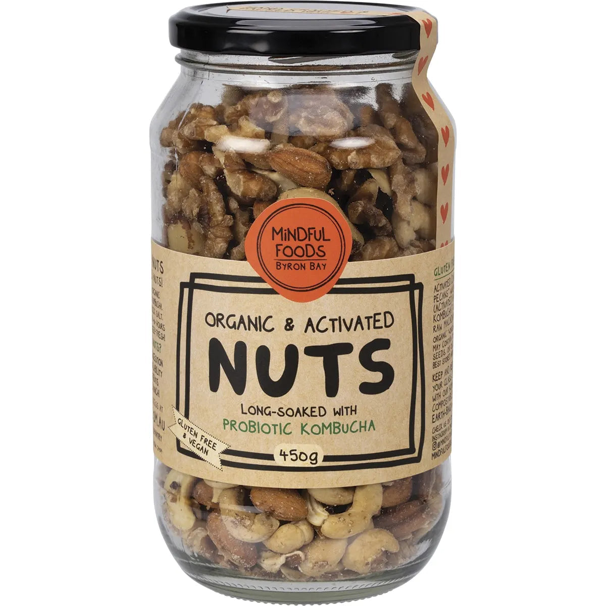 Buy Mindful Foods Mixed Nuts Organic & Activated 450g - MyDeal Australia