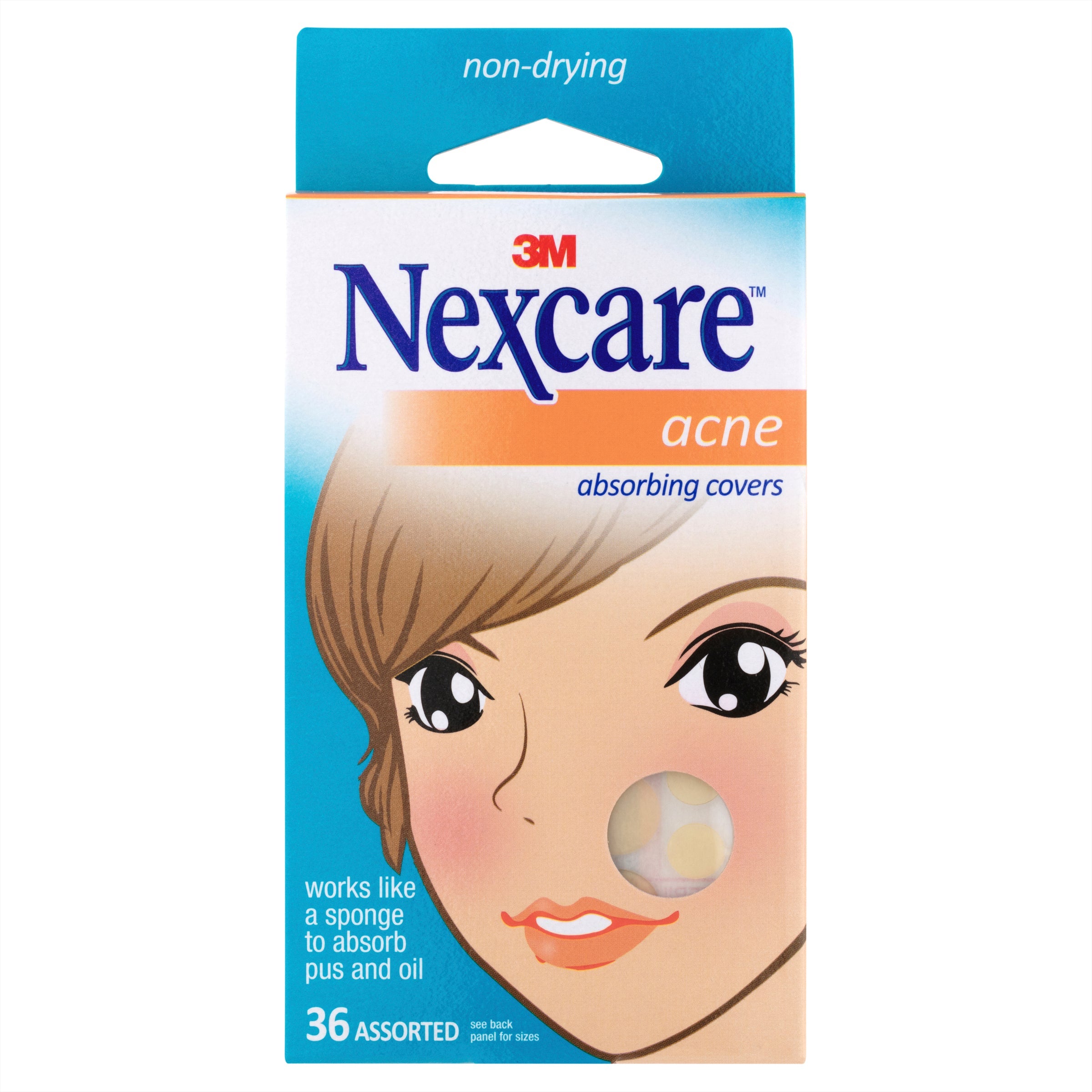 Buy NEXCARE ACNE COVER ASSORTED 36 PACK - MyDeal Australia