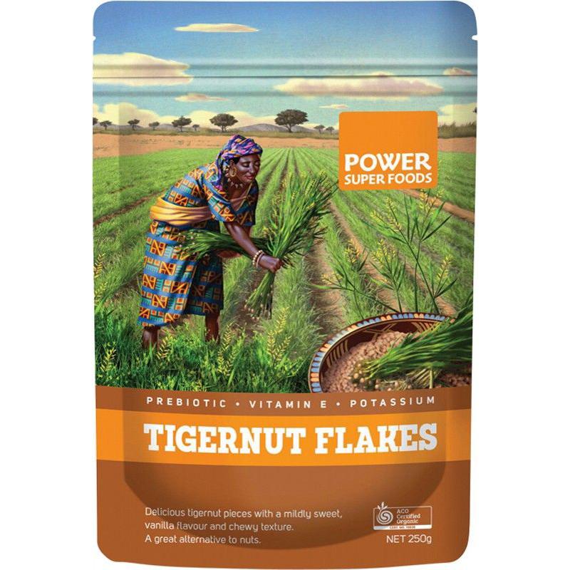 Buy POWER SUPER FOODS Tigernut Flakes "the Origin Series" 250g - MyDeal ...