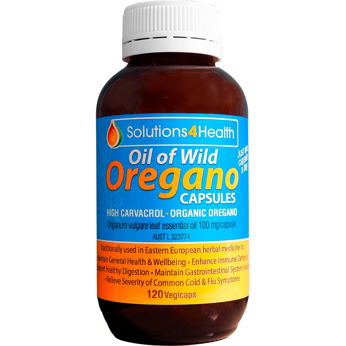Buy Solutions 4 Health Oil Of Wild Oregano Vegecaps 120 Caps Mydeal