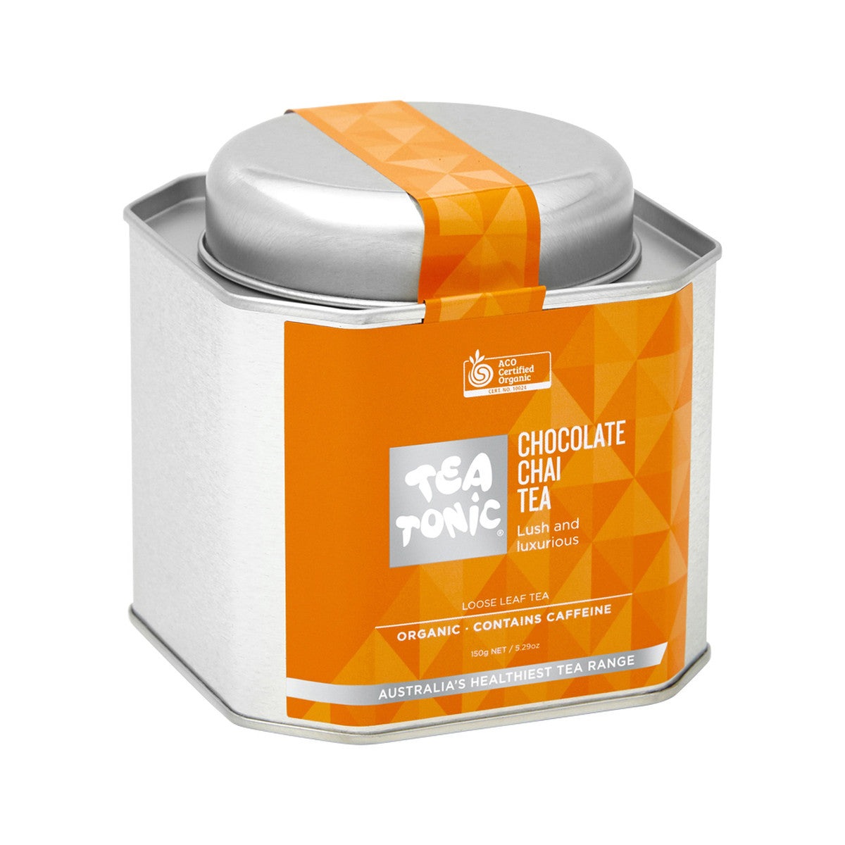 Buy Tea Tonic Organic Chocolate Chai Tea Caddy Tin 150g - MyDeal Australia