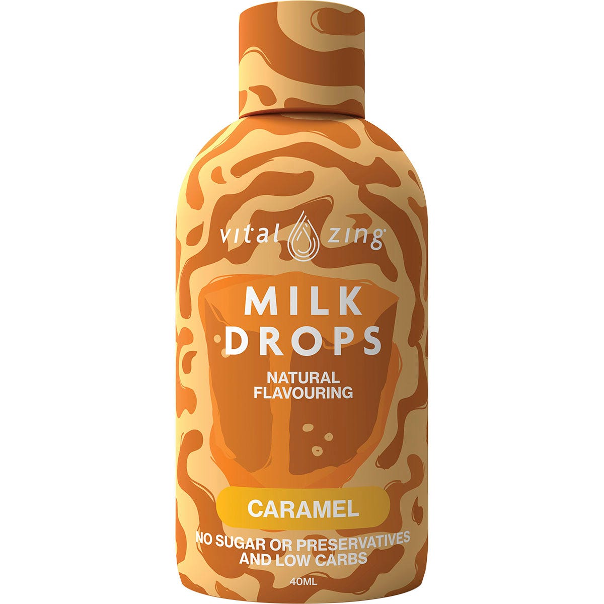 Buy Vital Zing Milk Drops Caramel 40ml - MyDeal Australia