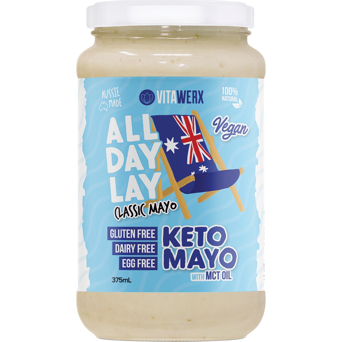 Buy VITAWERX Keto Mayo - All Day Lay Classic 350ml - MyDeal Australia