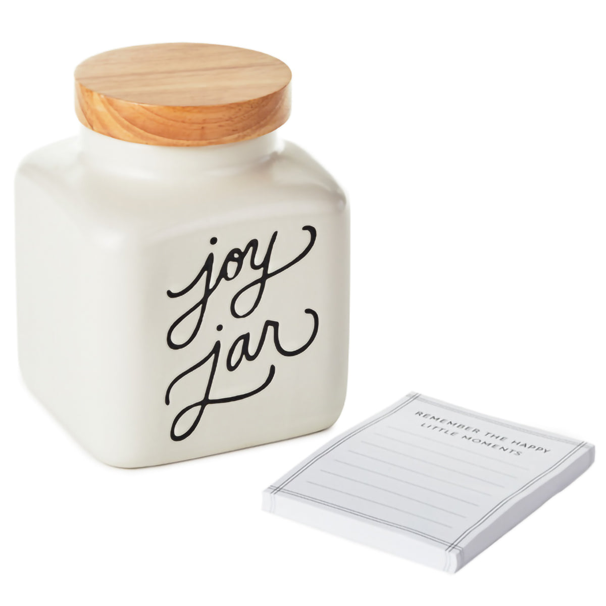 Buy Ceramic Joy Jar and Notepad Set - MyDeal Australia