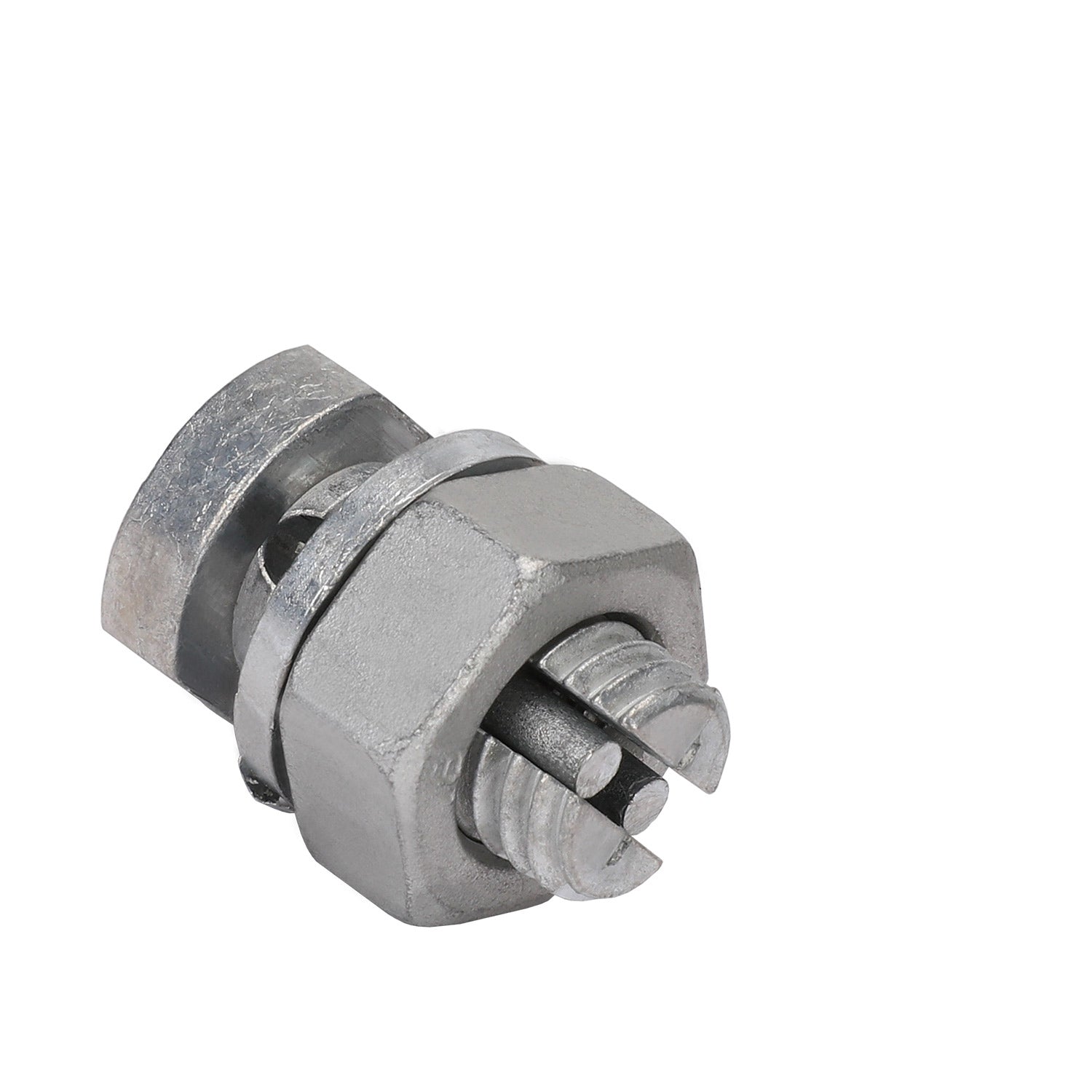 Buy 10x Galvanised Electric Fence Split Bolt Wire Joint Clamp Cable ...