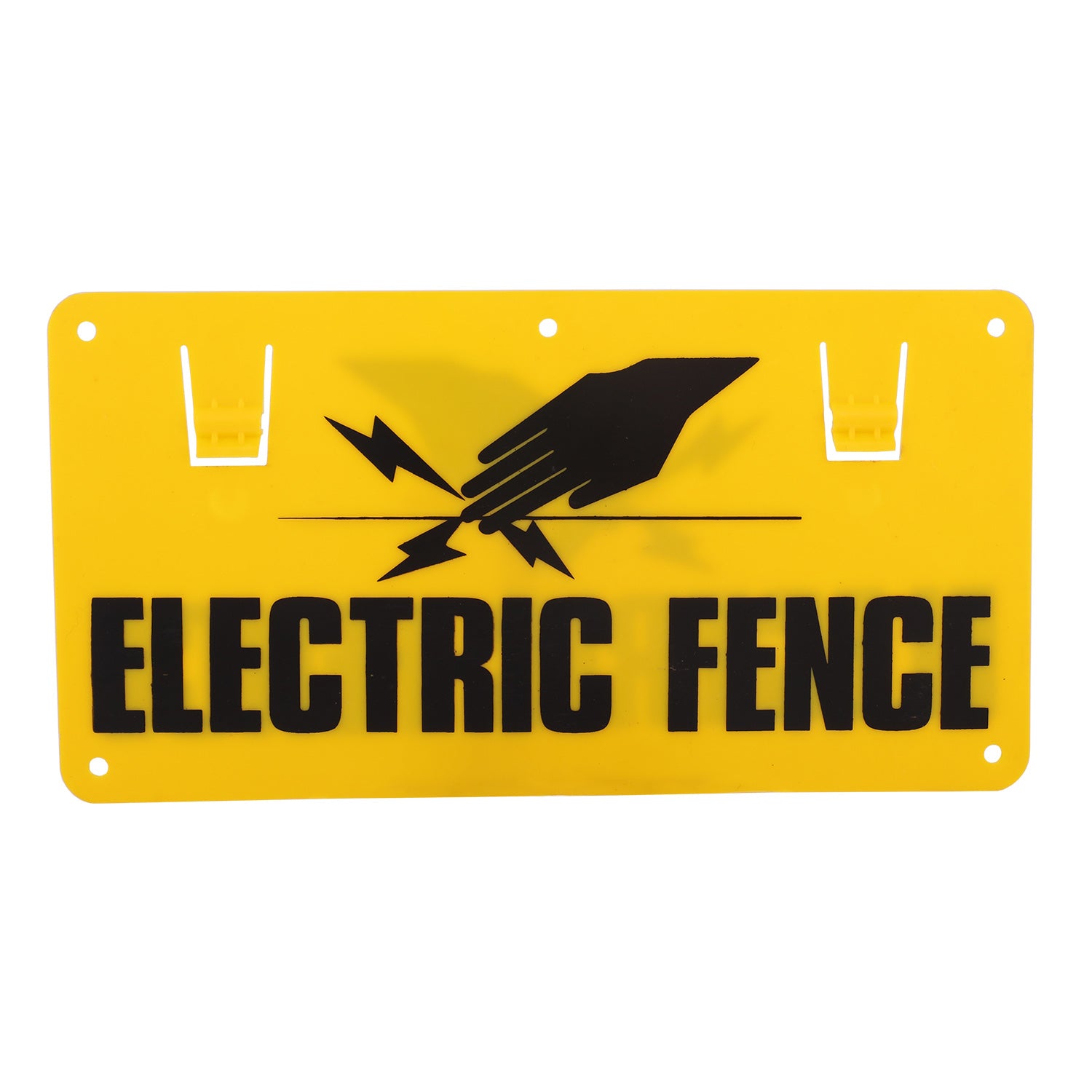 Buy 20X Electric Fence Caution Warning Sign Hook Tie To Wire Mesh Rope ...