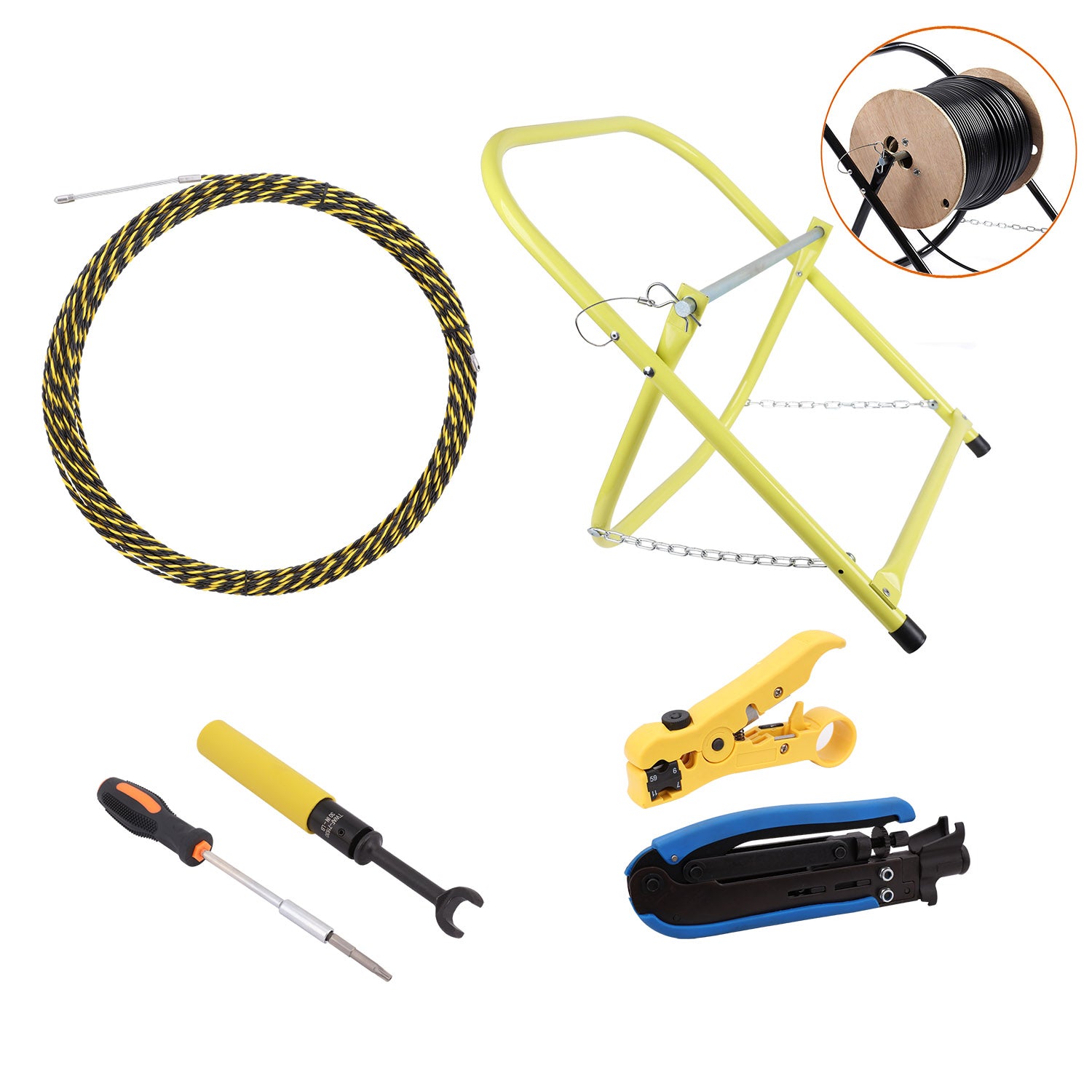 Buy Telstra NBN Tools / HFC RG6 Torque Wrench PCD Key Cable Caddy ...