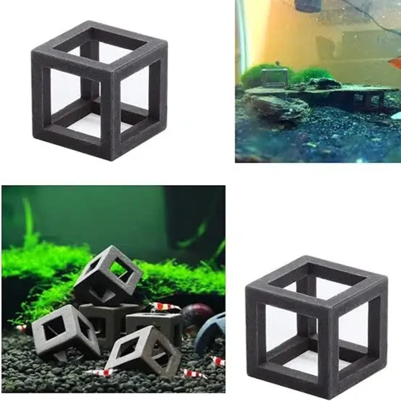 Buy Ceramic Shrimp Shelter CUBE - ( 5 in One Pack ) L ( L 11) All products For Fish Shrimp Snail ...