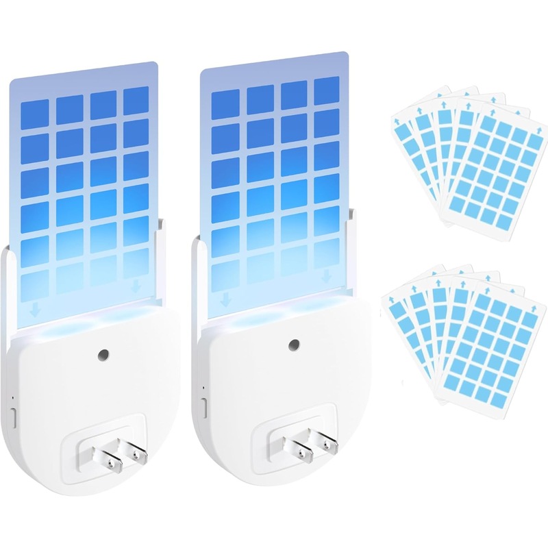 Buy 2 Pack Indoor Plug-in Mosquito Killer Gnat Traps Plug-in Fly Insect ...