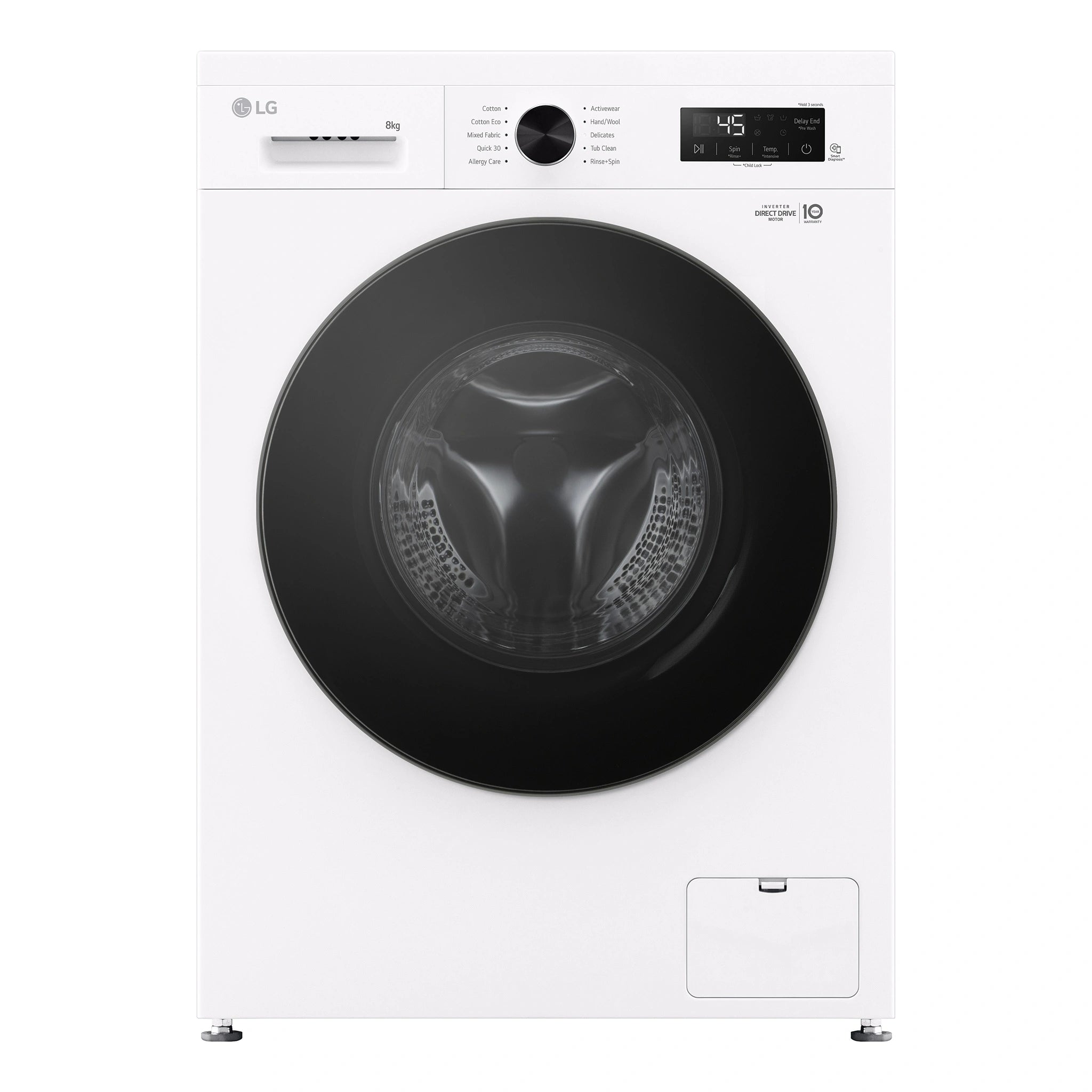 EOFY Sale on LG WV11208W 8 KG Front Load Washer With Steam 4 Star Water ...