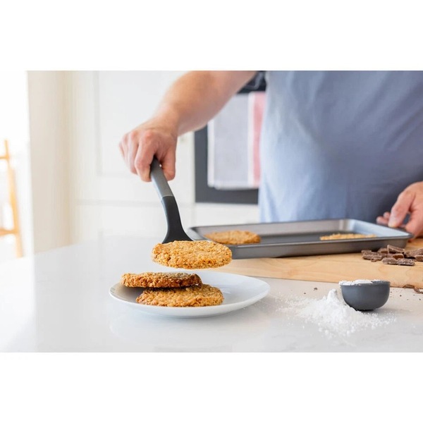Buy Charcoal Grey KitchenAid Turners - 2PK Solid Nylon Spatulas - Home Chefs - MyDeal Australia