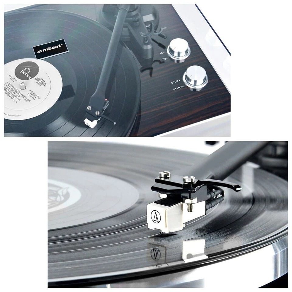 Buy Mbeat Counter Weight/Anti-Skating Bluetooth Turntable Player w/USB ...