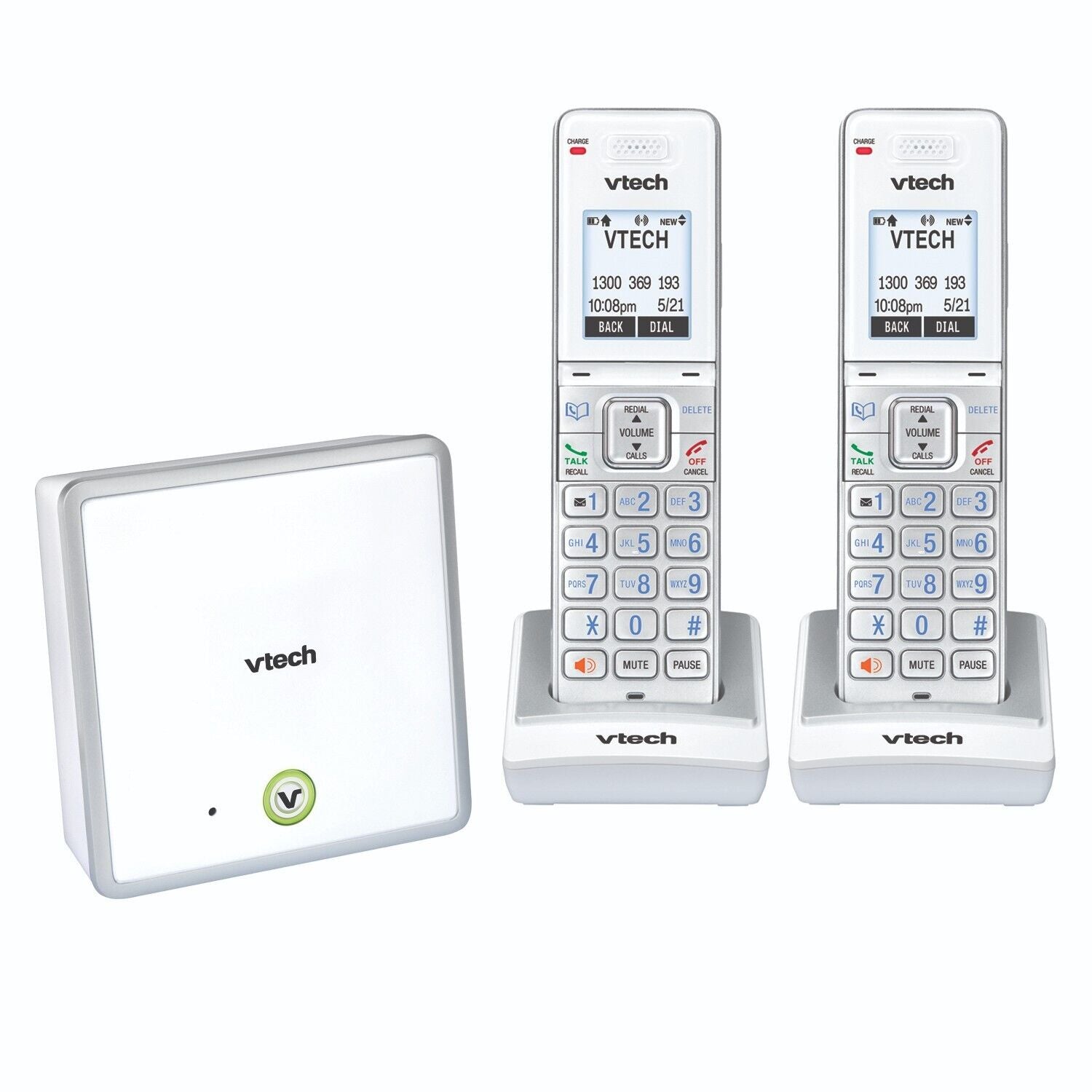 Buy VTech Twin Handset Cordless Phone With Answering Machine NBN READY ...