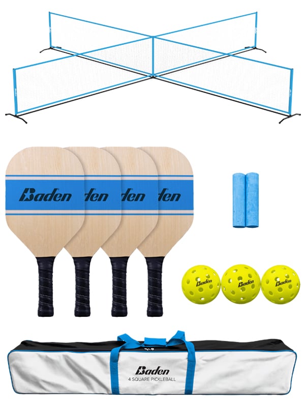 Buy Baden 4 Square Pickleball Set - MyDeal Australia
