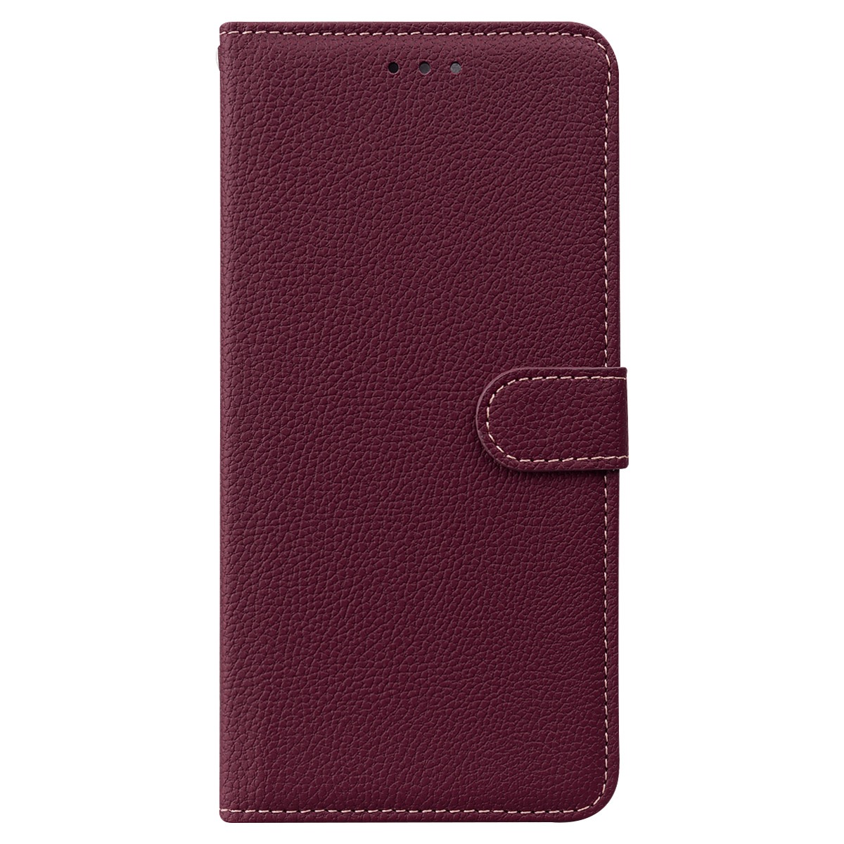 Buy MCC Folio Case OPPO A5 Pro 5G Leather Cover Photo Phone A5Pro [Wine ...