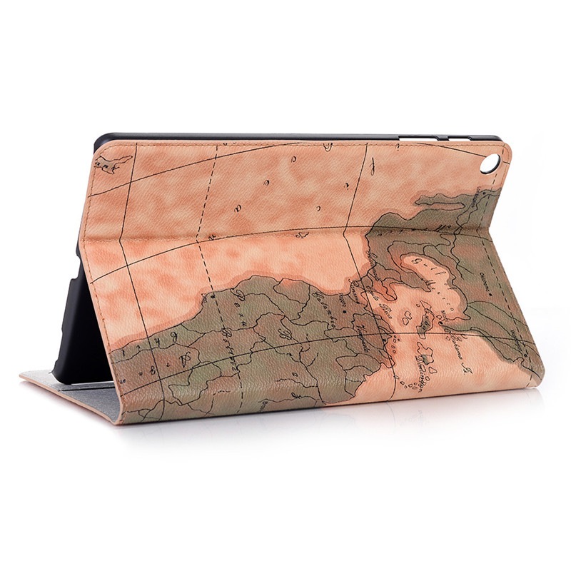 Buy MCC For Samsung Galaxy Tab A7 10.4" T500 T505 World Map Leather ...