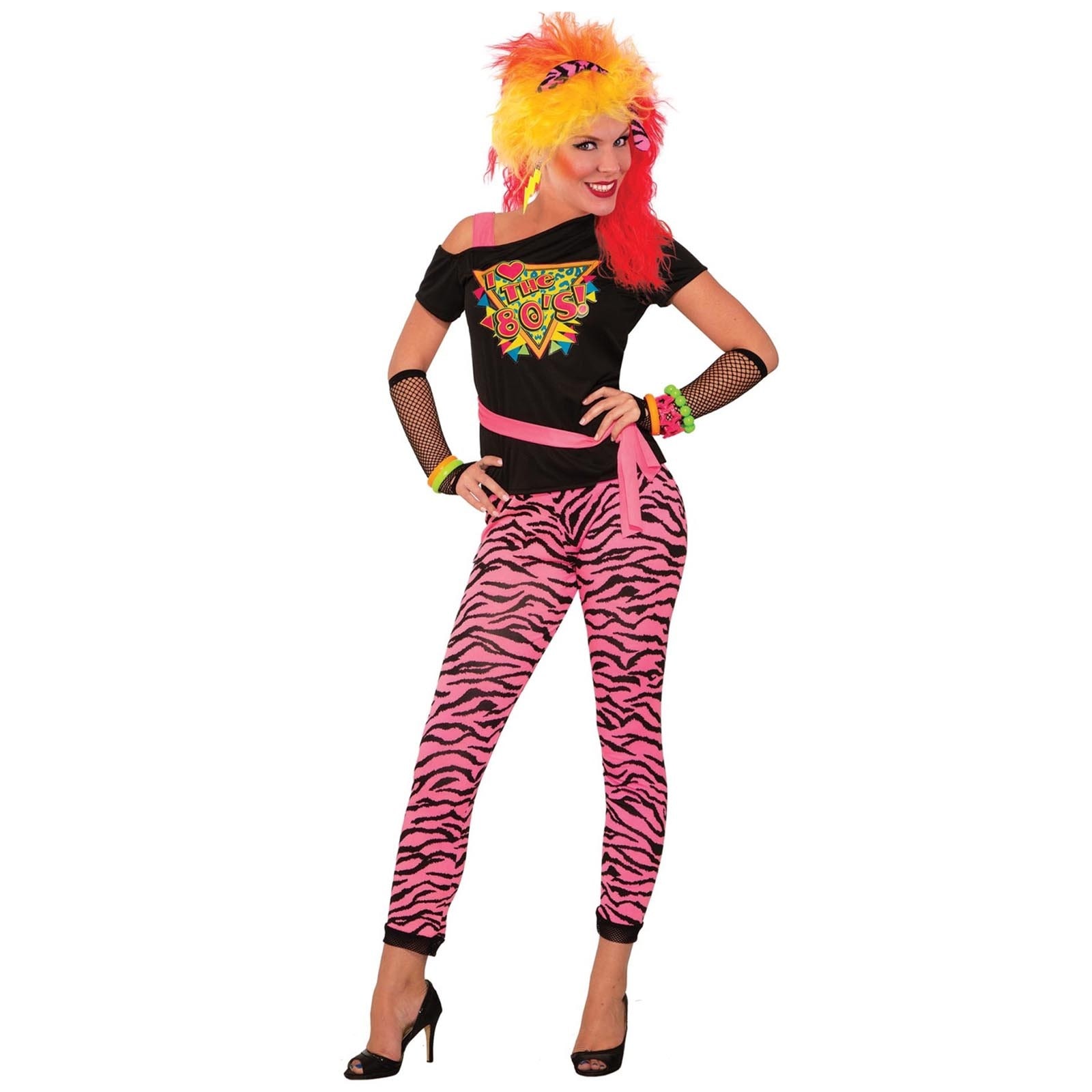 Buy 80s Wild Child Rock Chick Costume - Adult - MyDeal Australia
