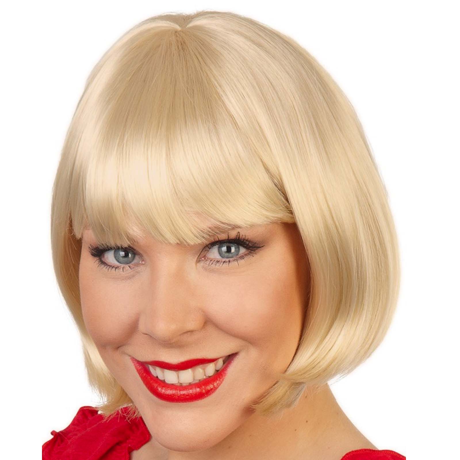 Buy Blonde Bob with Fringe Flapper Wig - Paige - MyDeal Australia