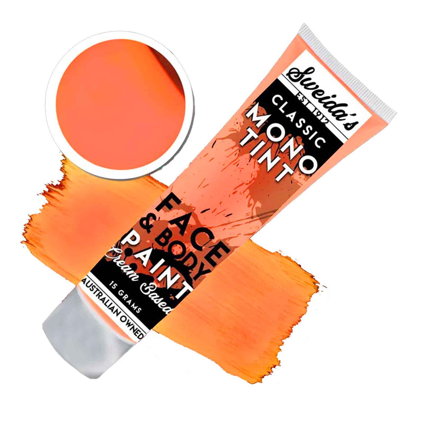 Buy Monotint Cream Based Liquid Face & Body Paint 15ml - Neon Orange ...