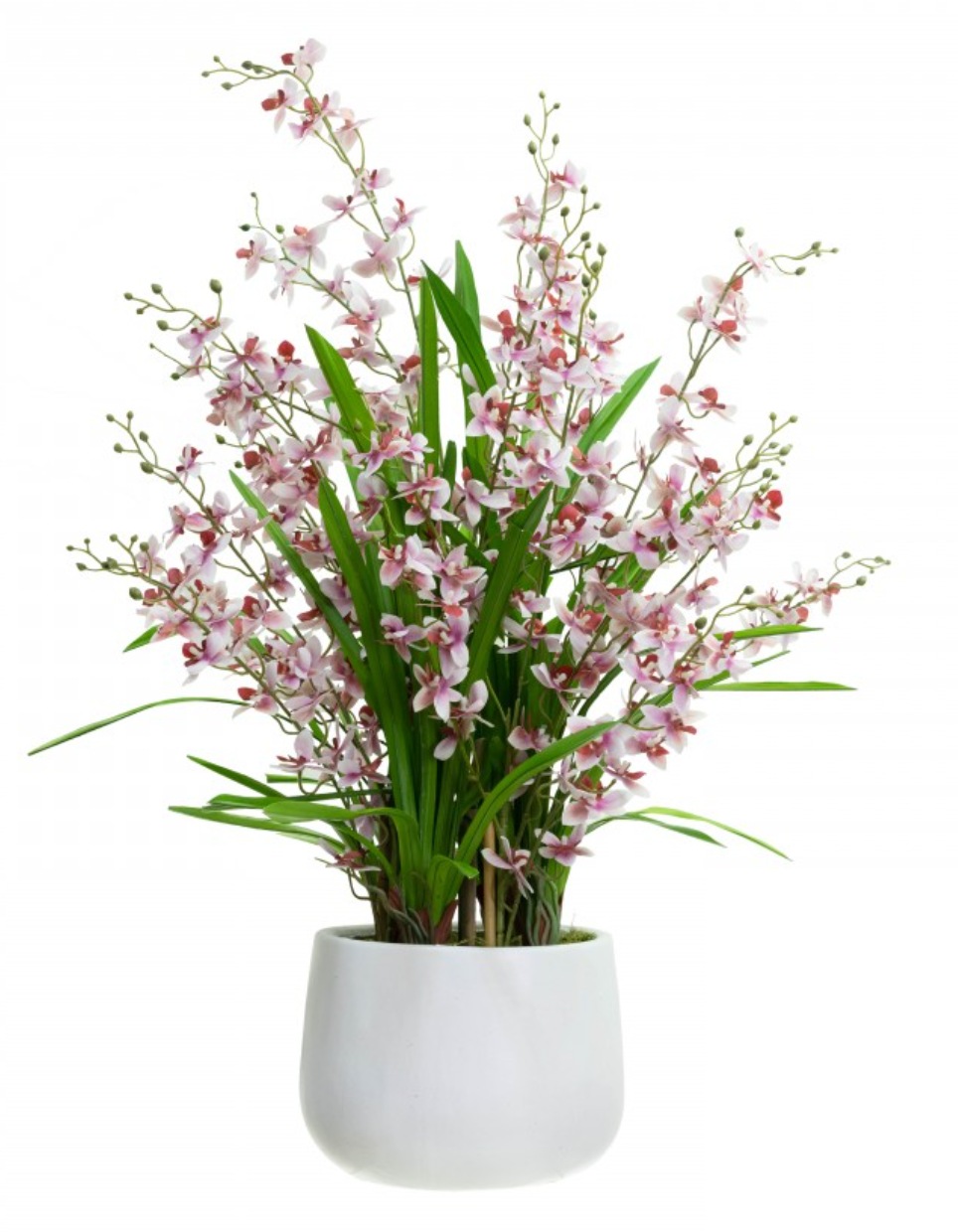 Buy 78cm Dancing Lady Orchid Plant in Ceramic Pot Artificial Flower ...