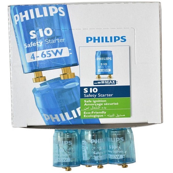Buy Philips S10 Safety Starters for Fluorescent Lamps Lights - 4 Boxes ...