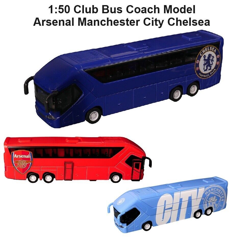 Buy 1:50 Arsenal Manchester City Chelsea F.C. Premier League Club Bus ...