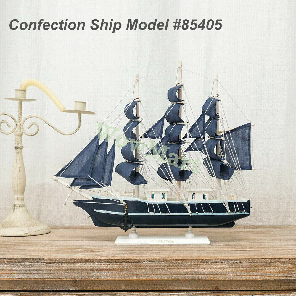 Buy Collection Vintage Retro Classic Wooden Sailing Boat Ship Model # ...