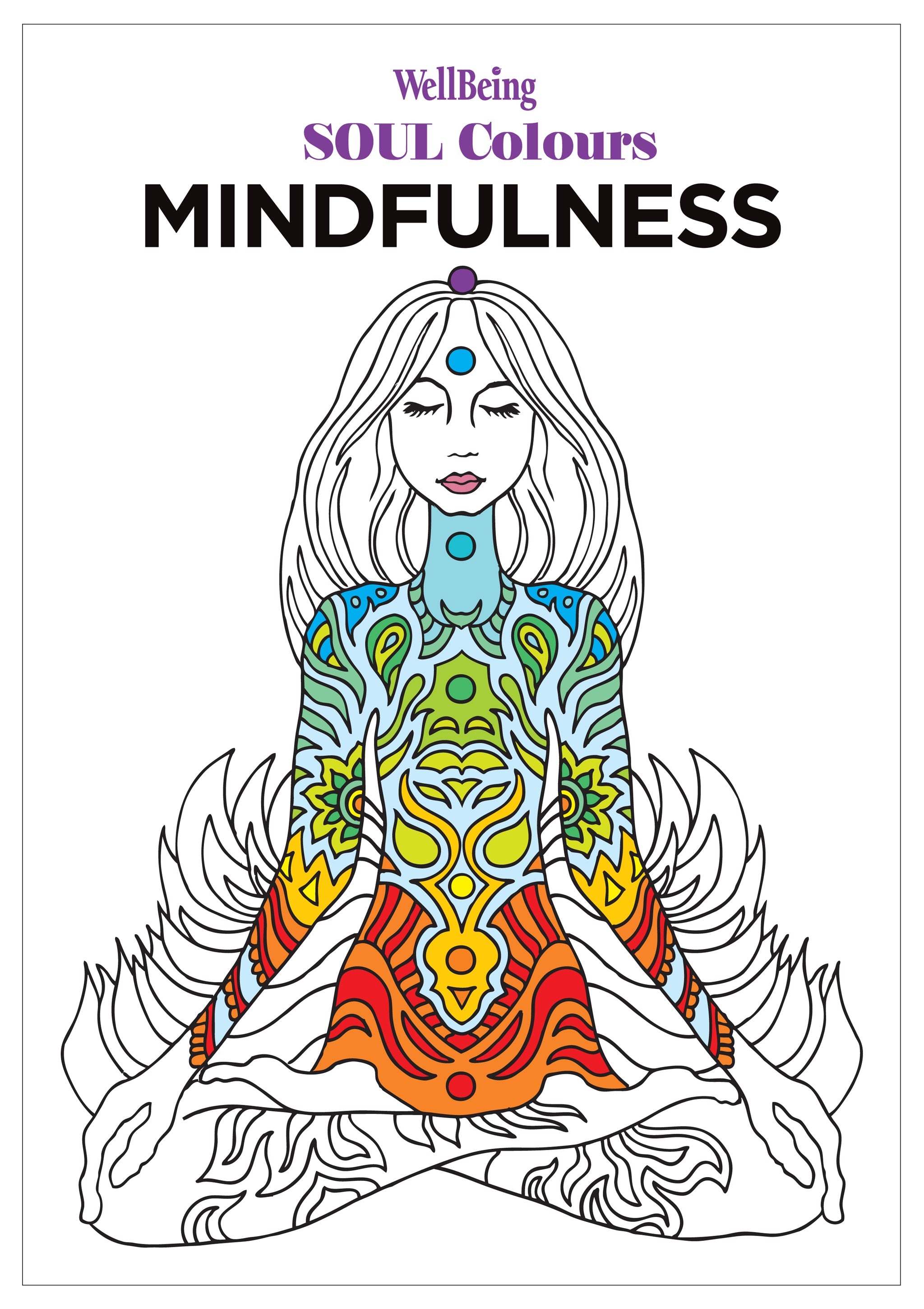 Buy WellBeing Soul Colours - Mindfulness Colouring Book - MyDeal Australia