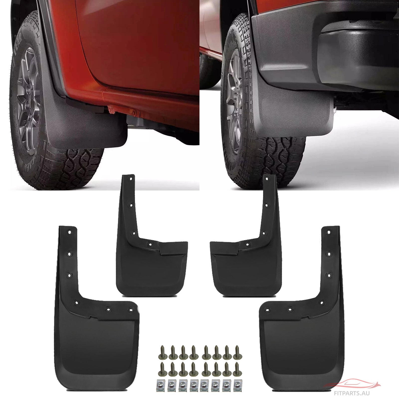 Buy 4Pcs Mud Flaps Splash Guards for FORD RANGER 2024+ - MyDeal Australia