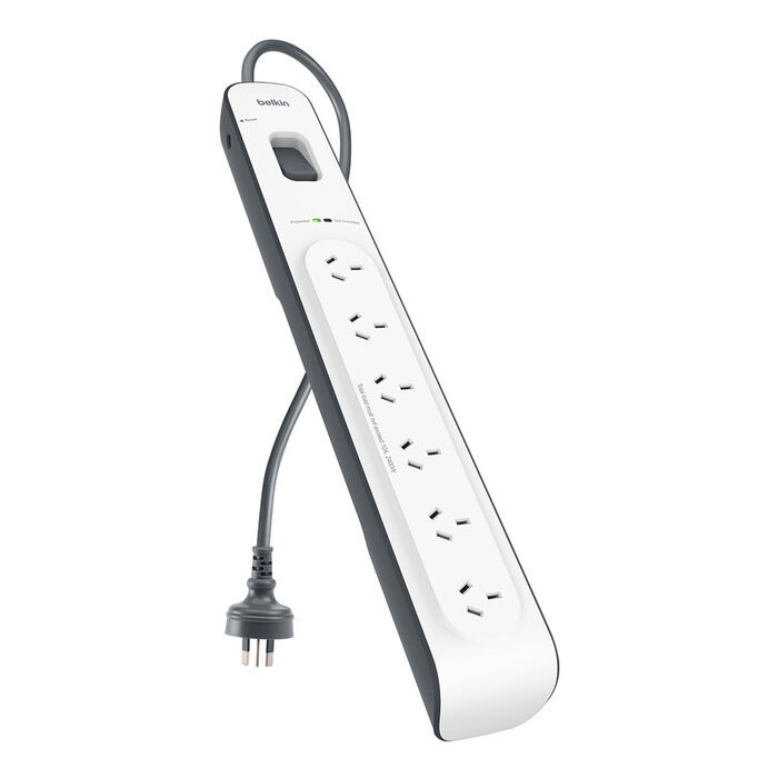Buy Belkin SurgeMaster BSV603 6-Outlet Surge Protection Strip With 2M ...