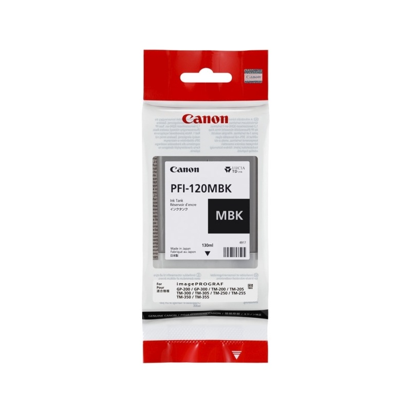 Buy Canon PFI120 Matte Black Ink PFI-120MBK - MyDeal Australia