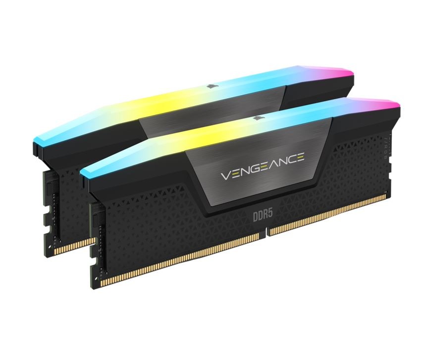 Buy Corsair Vengeance RGB 32GB (2x16GB) DDR5 UDIMM 6000MHz C40 1.35V Desktop Gaming Memory Black ...