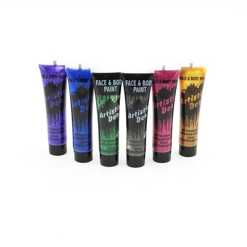 Buy 15ml Glitter Face Paint Collection Set of 6 - MyDeal Australia