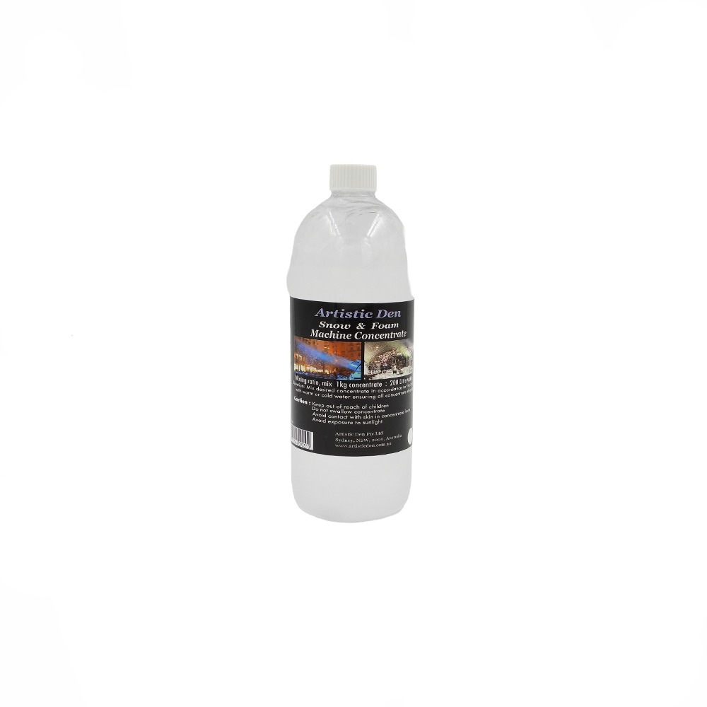 Buy SNOW MACHINE FLUID 1L Concentrate Makes 200 Litres Foam Machine ...