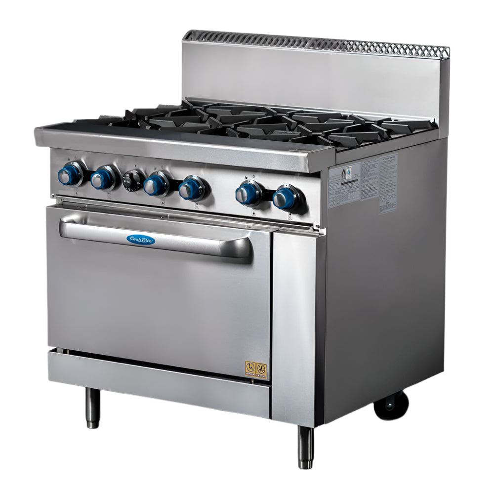Buy CookRite 6 Burners With Oven LPG - MyDeal Australia