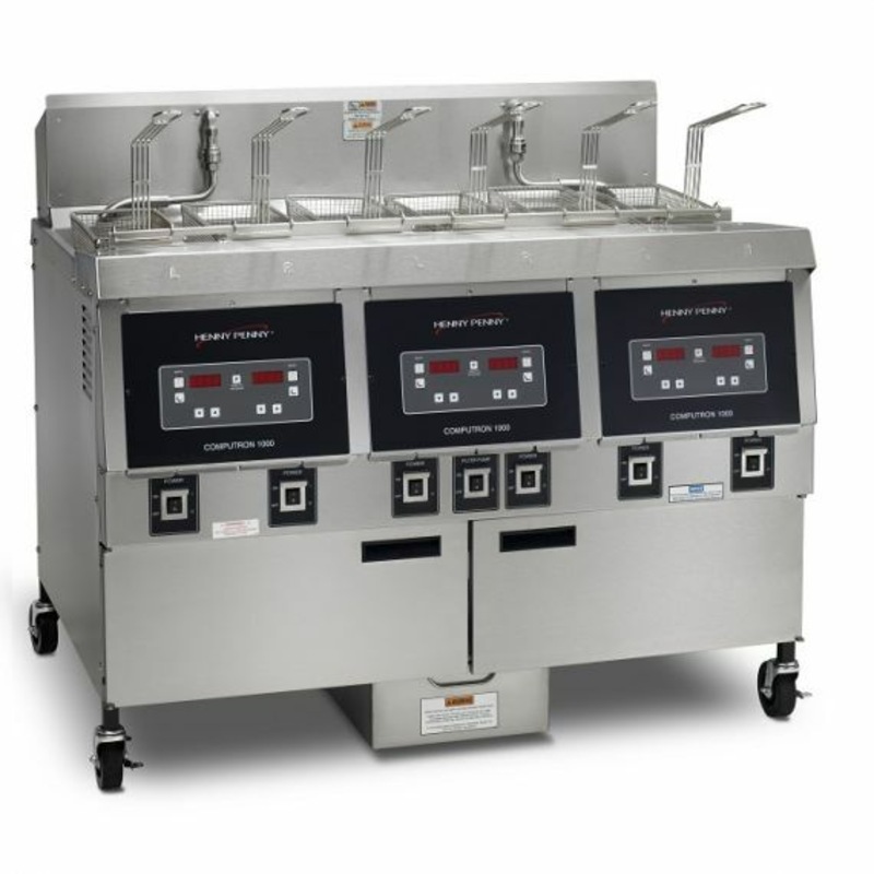 Buy Henny Penny 320 Series Double Well Electric Open Fryer with 8000 Computron - Full/Split - MyDeal