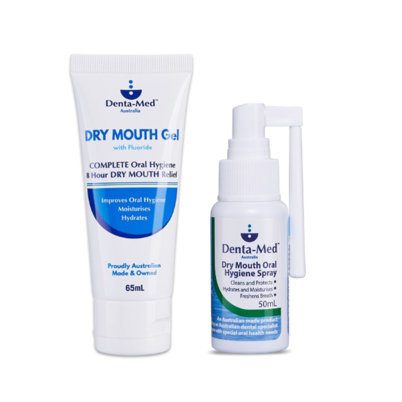 Buy Denta-Med Dry Mouth Gel 65mL & Spray 50mL BUNDLE - MyDeal