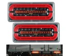 Buy 2pcs 10V-30V Sequential Indicator LED Tail Lights Trailer Ute ...