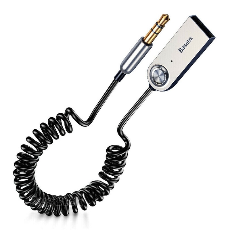 Buy Baseus Car Wireless Bluetooth 5.0 Receiver Dongle AUX 3.5mm Music ...