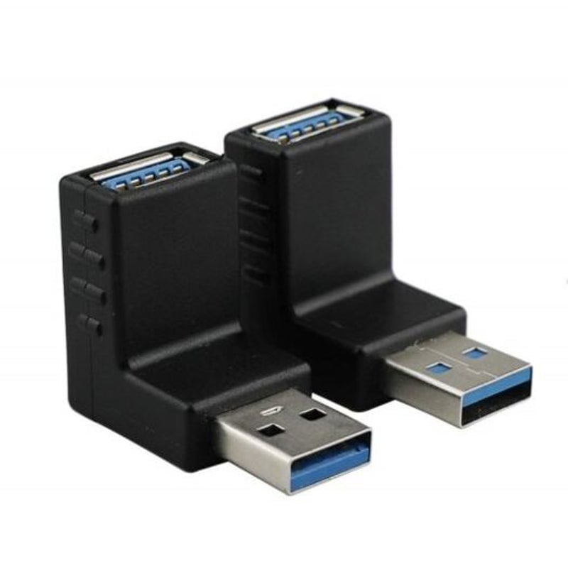 Buy Cables & Adapters 90 Degree Left Right Angled Usb 3.0 Male To ...