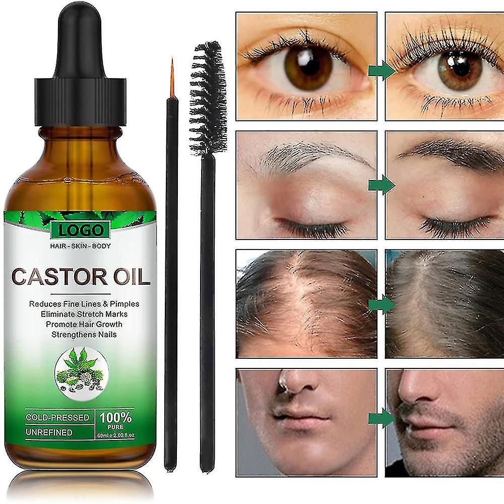 Buy Cold Pressed Castor Oil, Organic Castor Oil For Hair Growth ...