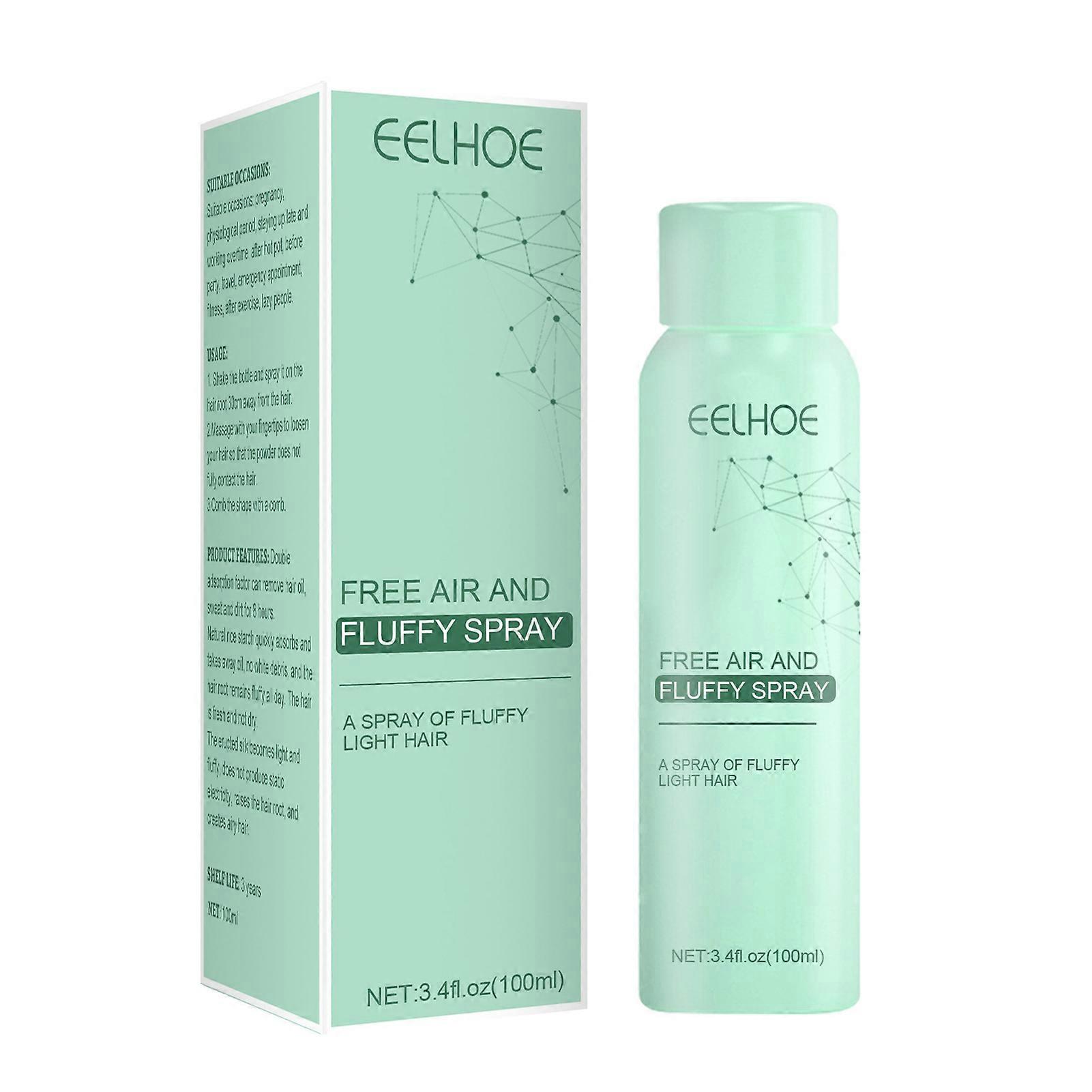 Buy EELHOE 100ml Free Air And Fluffy Spray Oil Control Rinse-free Quick ...