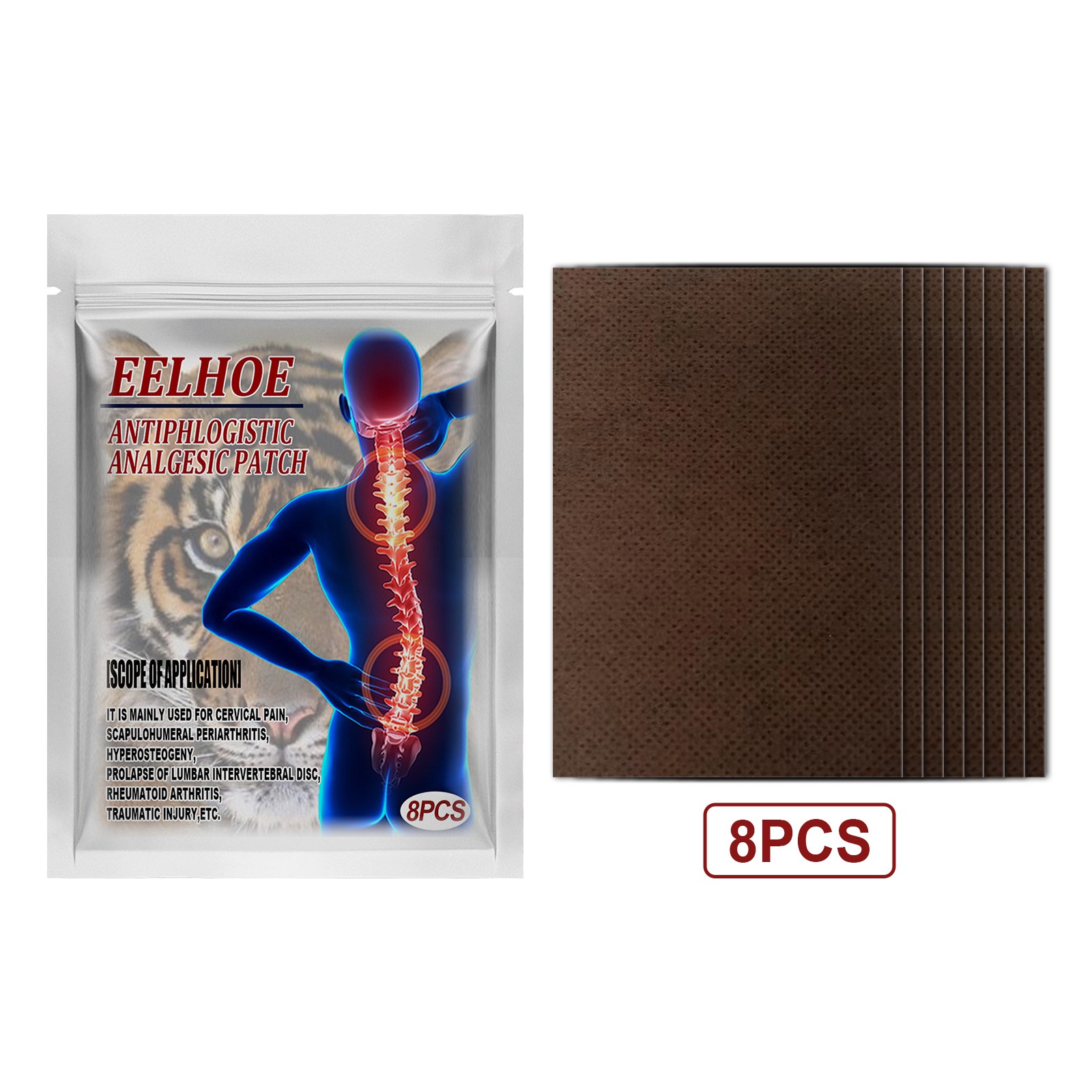 Buy EELHOE Antiphlogistic Analgesic Patch, Physical Pain Plaster Ease ...