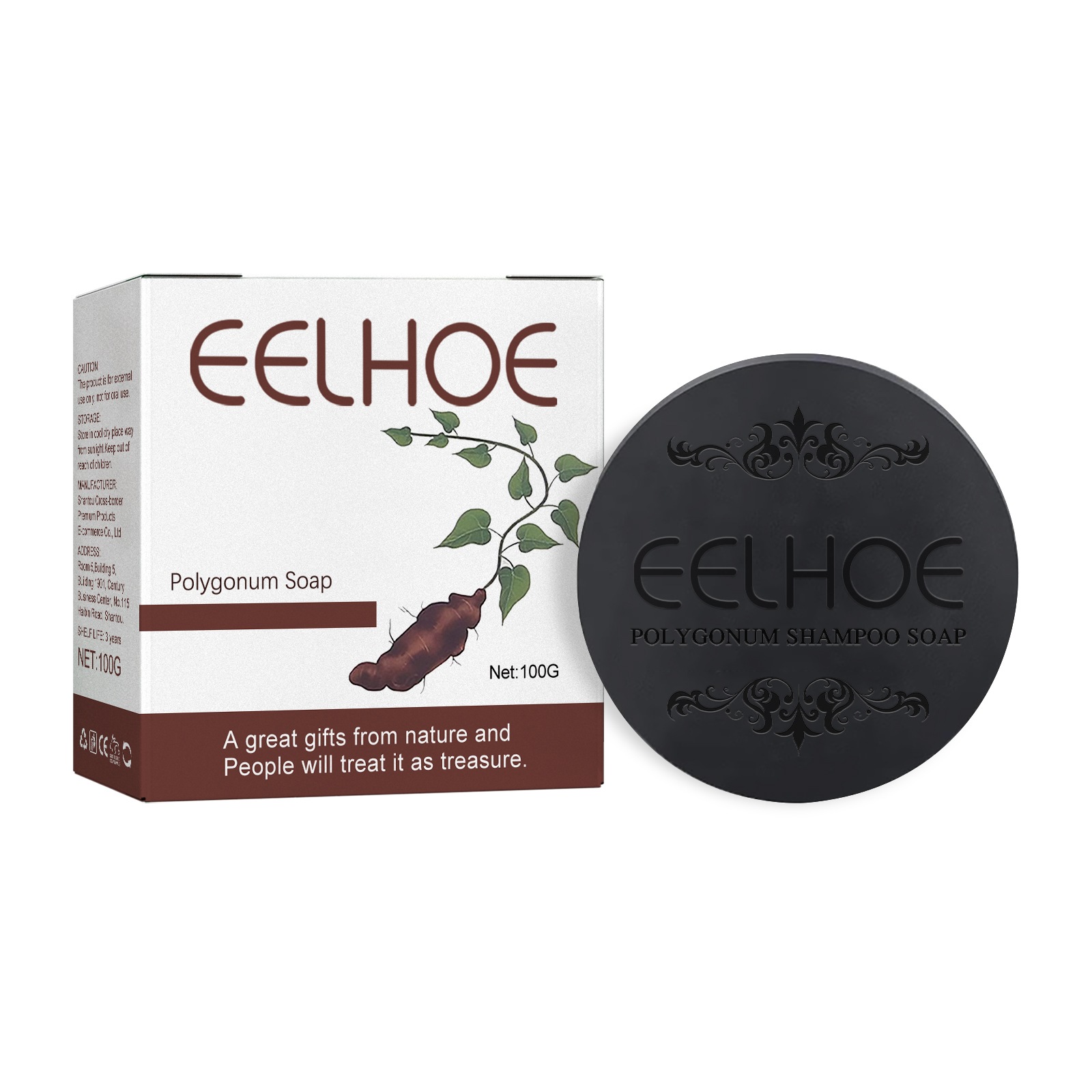 Buy EELHOE Polygonum Polygonum White Turn Black Shampoo Deep Cleansing ...