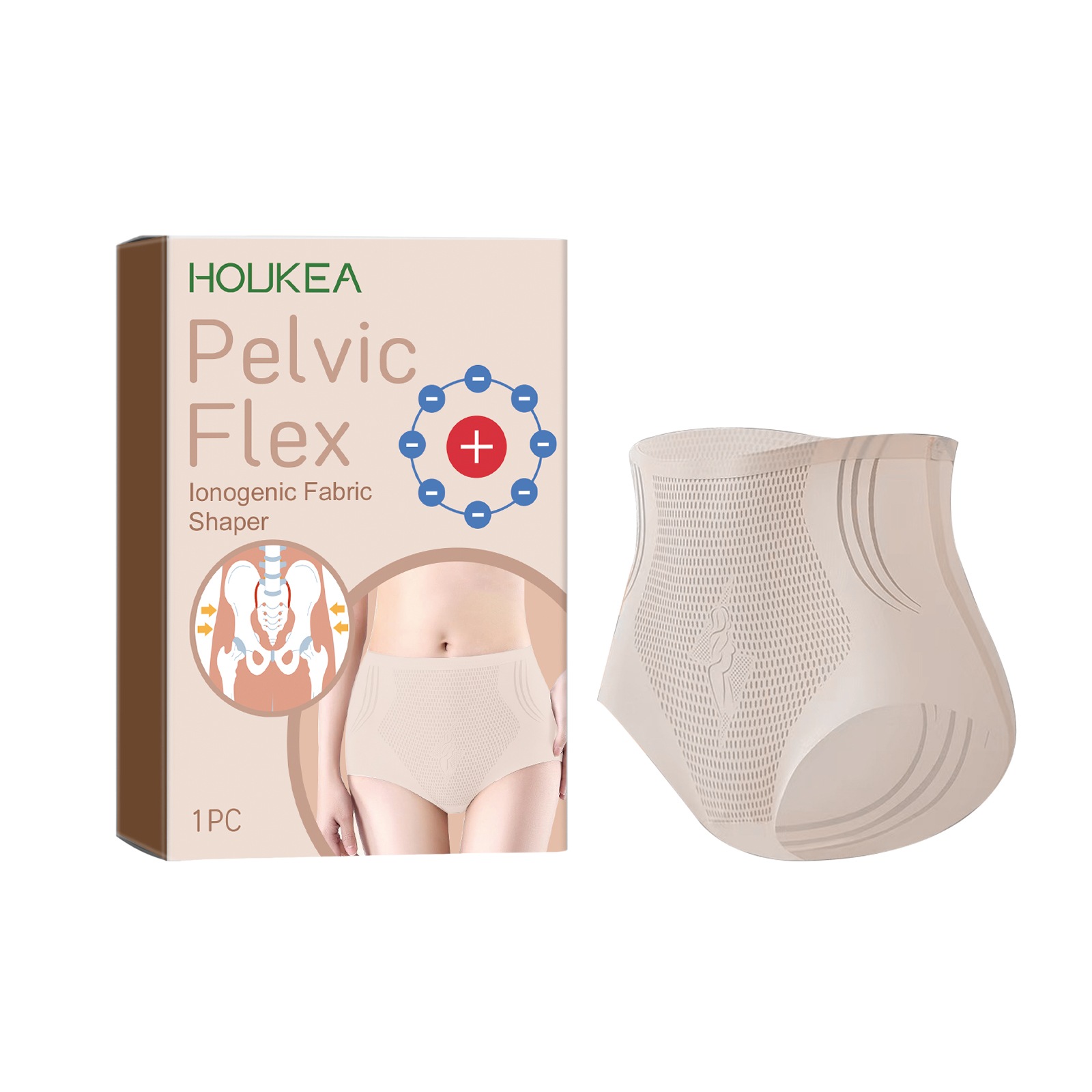 Buy Houkea Pelvic Flex Lonogenic Fabric Shaper, Reduce The Lymphatic Swelling Carry Buttock ...