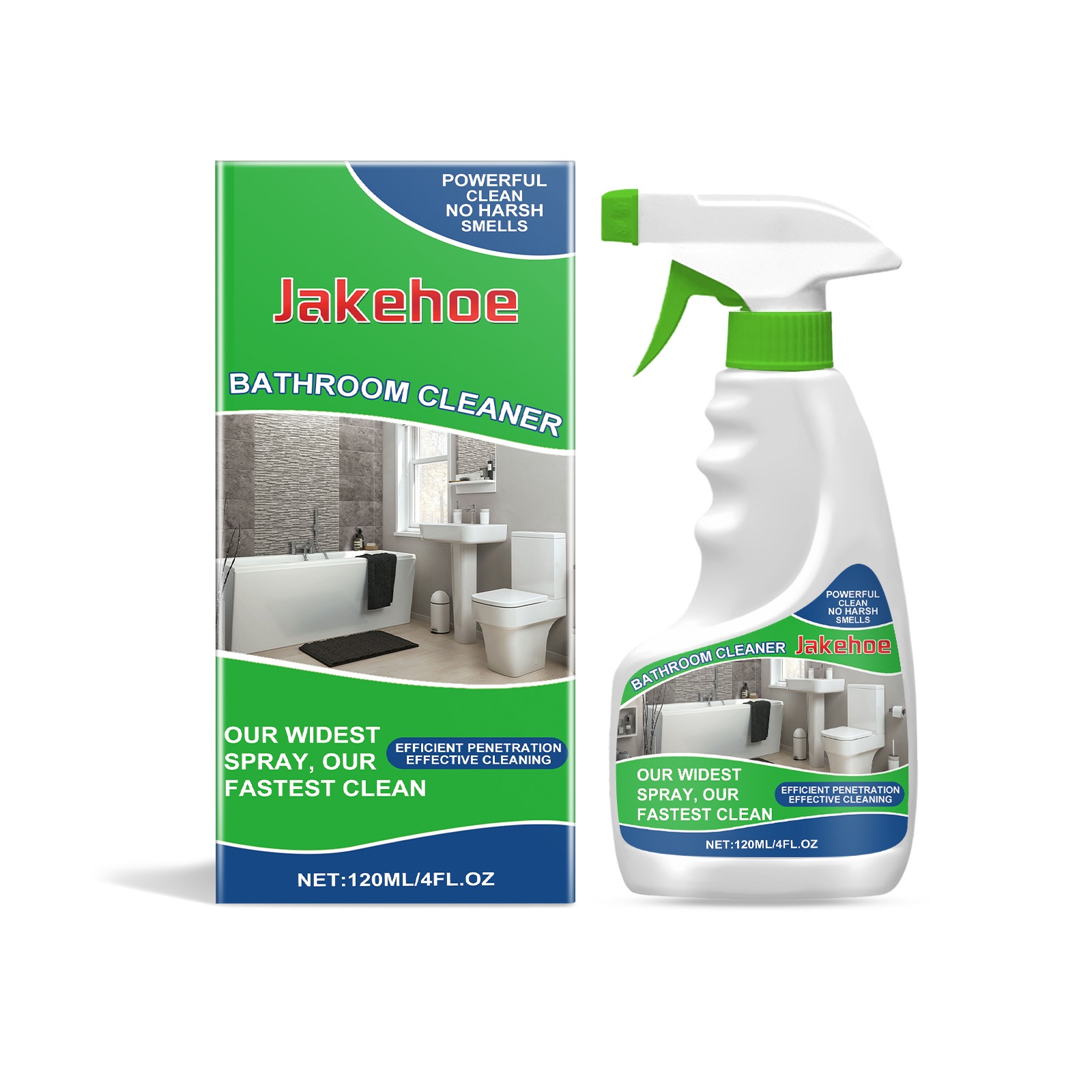 Buy Jakehoe Bathroom Cleaner, Wash Bathtub Sink Toilet Toilet Tile ...