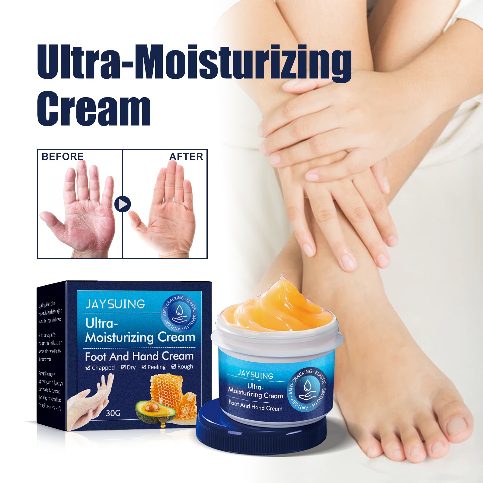 Buy Jaysuing Anti-Crack Repair Hand Cream, Improves Cracked Rough Skin ...
