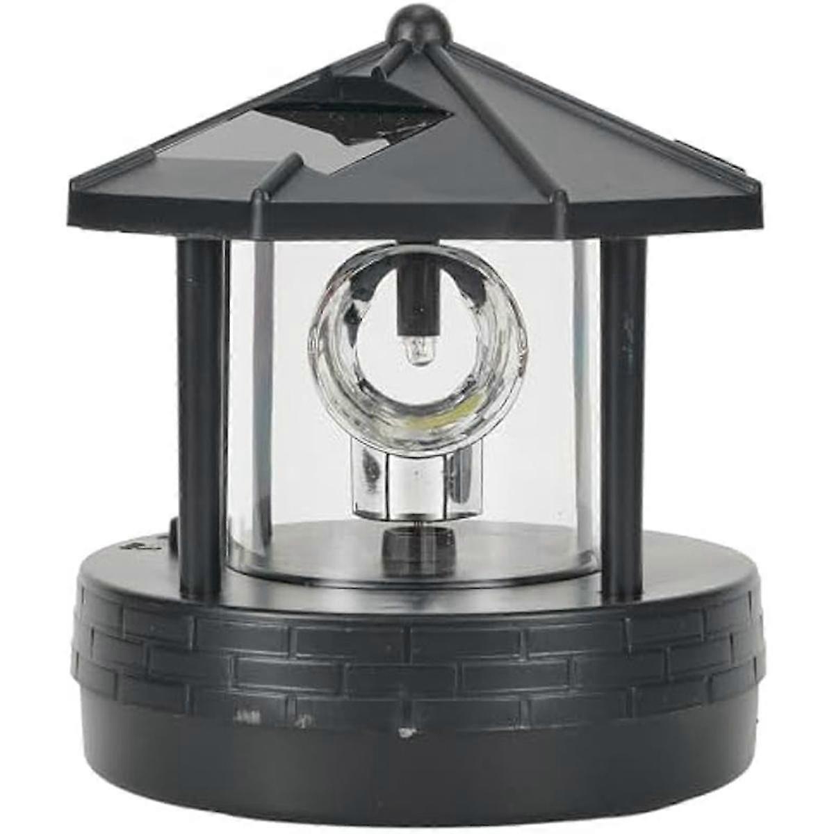 Buy LED Solar Powered Lighthouse,360 Degree Rotating Lamp LED Solar ...