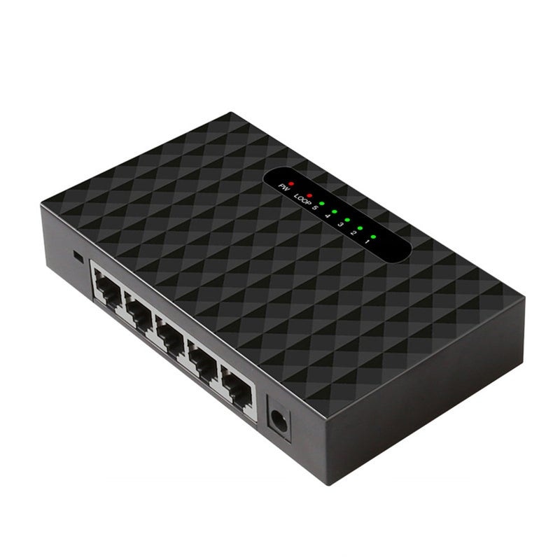 Buy Network Switches Gigabit Mini 5 Port Desktop Switch Fast Ethernet Network Lan Hub Full Or ...