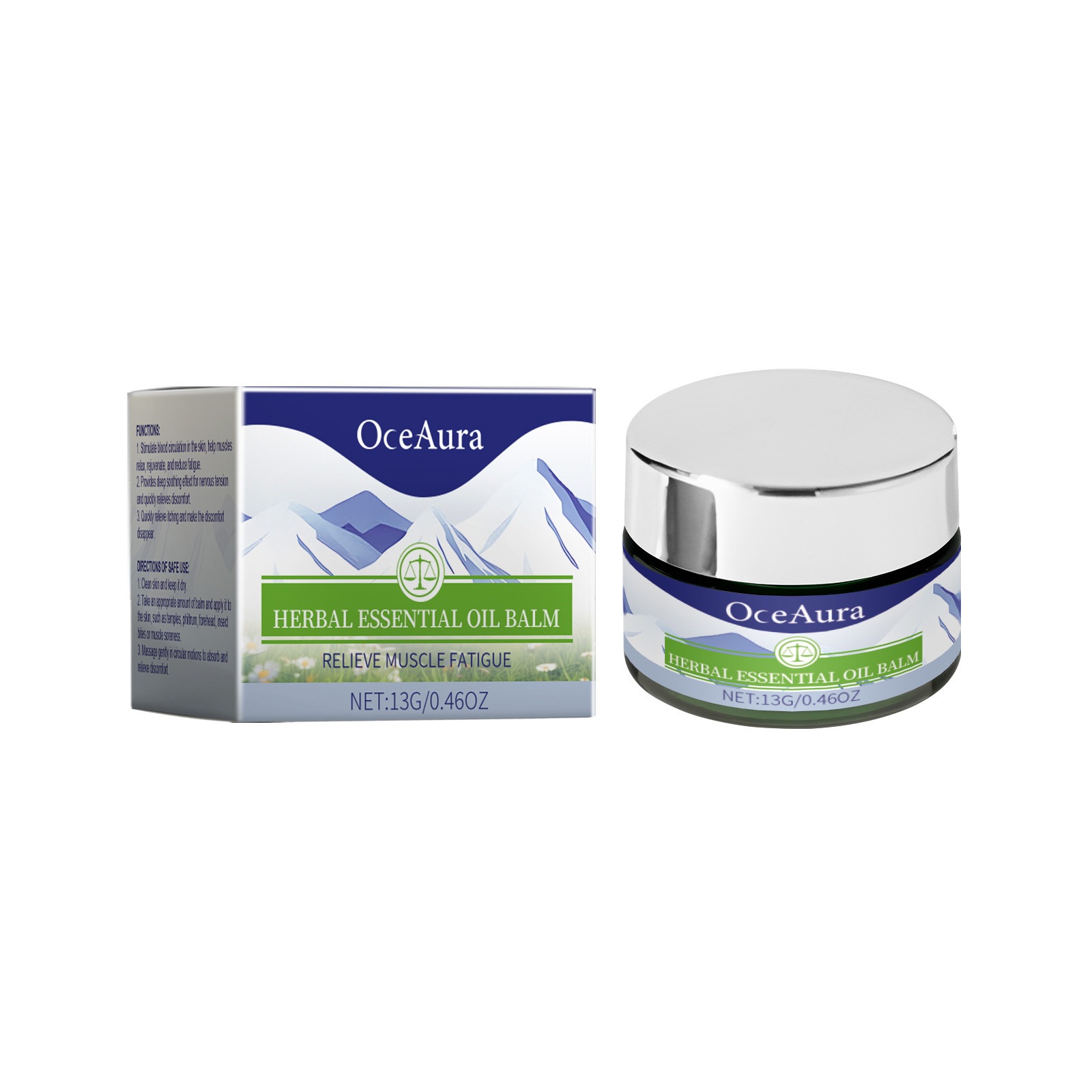 Buy Oceaura Herbal Balm Moisturizes And Moisturizes Body Skin With ...
